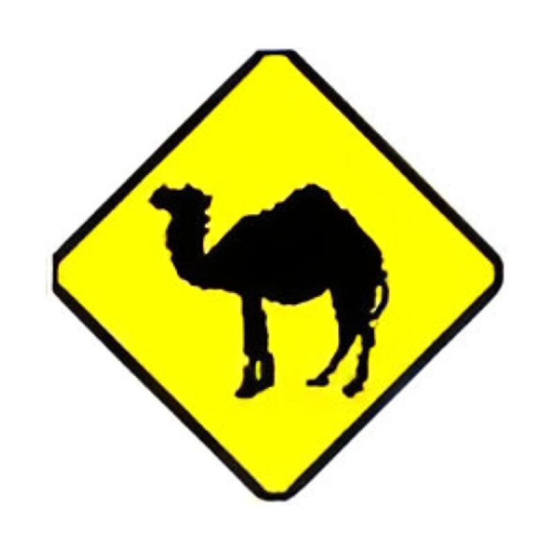 Camel symbol - The Traffic Sign Store